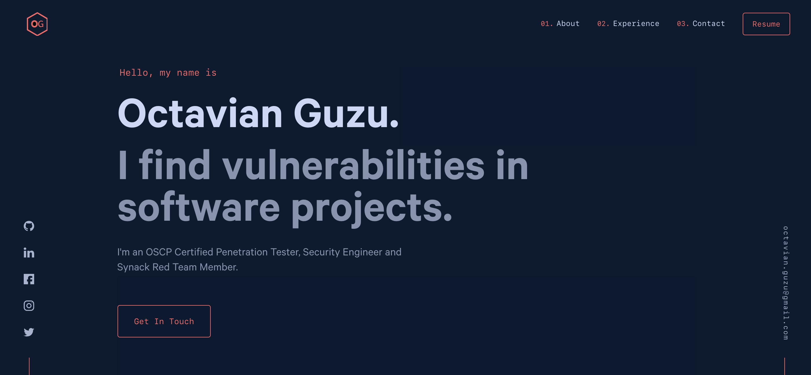 Octavian Guzu | Personal Website